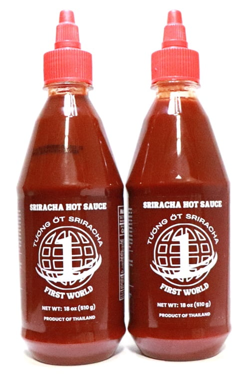 TUONG OT SRIRACHA HOT SAUCE FIRST WORLD 18 oz. (Pack 0f 2). - Walmart.com