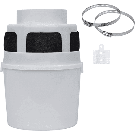 Indoor Dryer Vent Kit Pro - 4" Fireproof Aluminum Hose & Stainless ...
