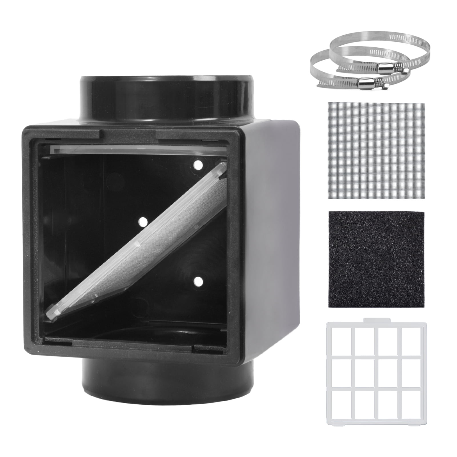 TUOOWO Ultimate 3 in 1 Dryer Duct Lint Trap - Indoor Dryer Vent Kit ...