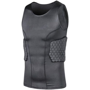 Champro Tri-Flex Padded Compression Shirt - Black - 2X-Large - Walmart.com
