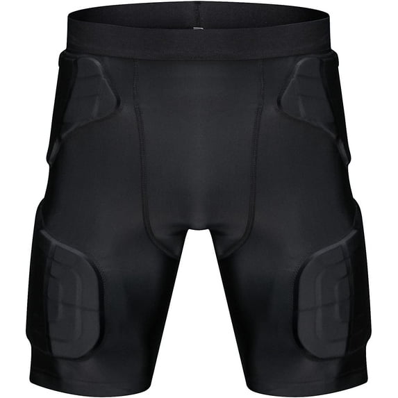 TUOY Men's Padded Compression Shorts, Adult Gear Guard, 5 Pads Football ...