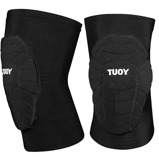TUOYR Compression knee Sleeves Anti-Slip Leg Sleeves with Protective ...