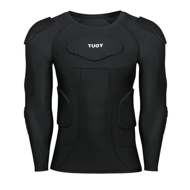 CHAMPRO Bull Rush Football Sleeveless Padded Compression Shirt ...