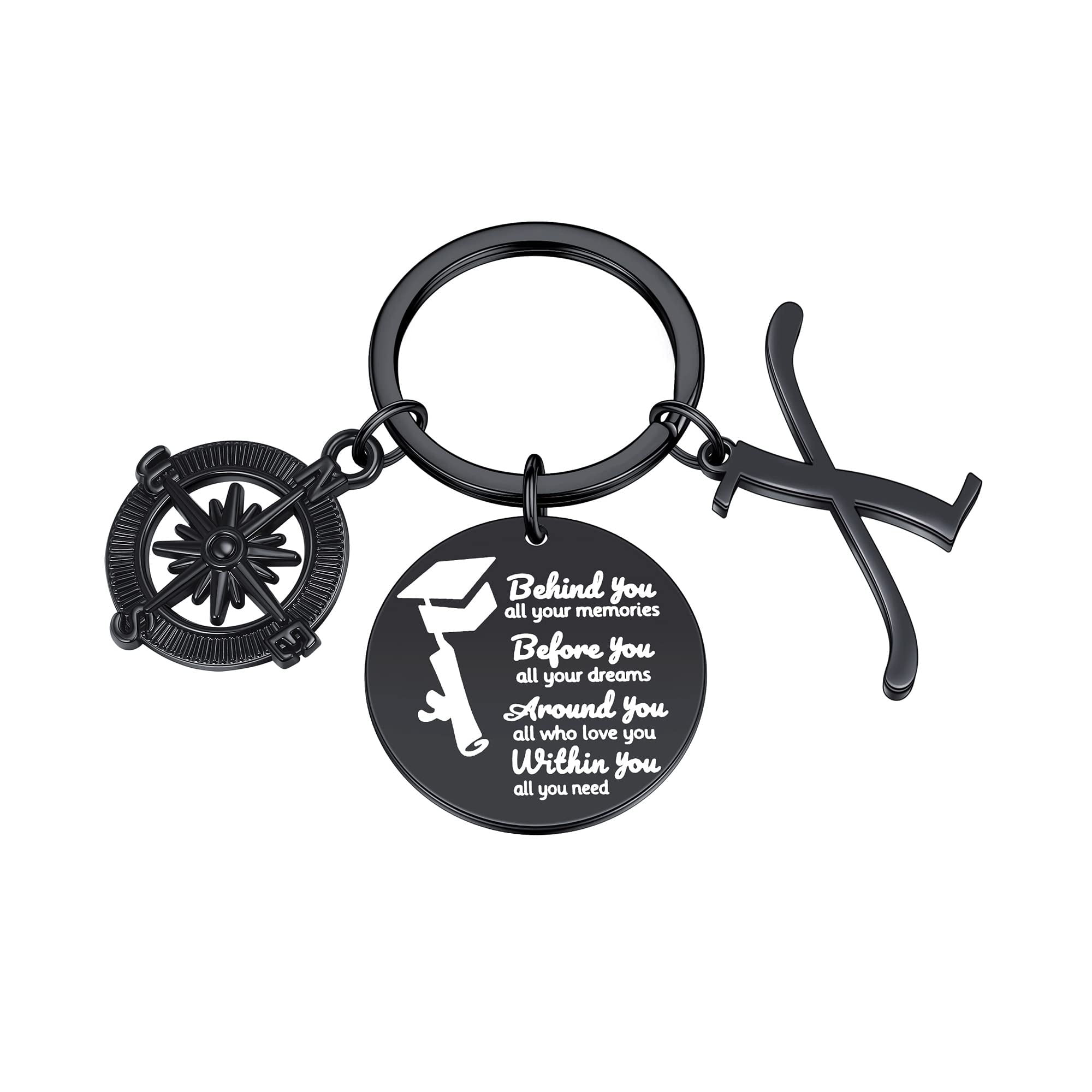 TURANDOSS Graduation Gifts for Her, Compass Keychain Class of 2024 ...