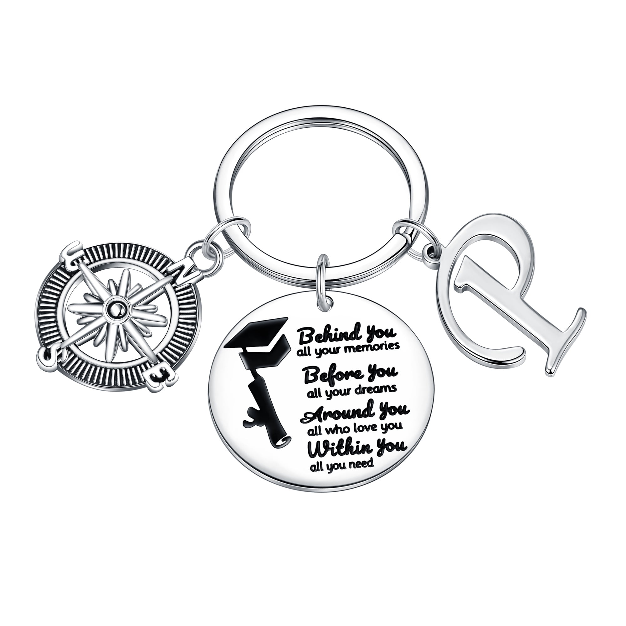 TURANDOSS Graduation Gifts for Her, Compass Keychain Class of 2024 ...