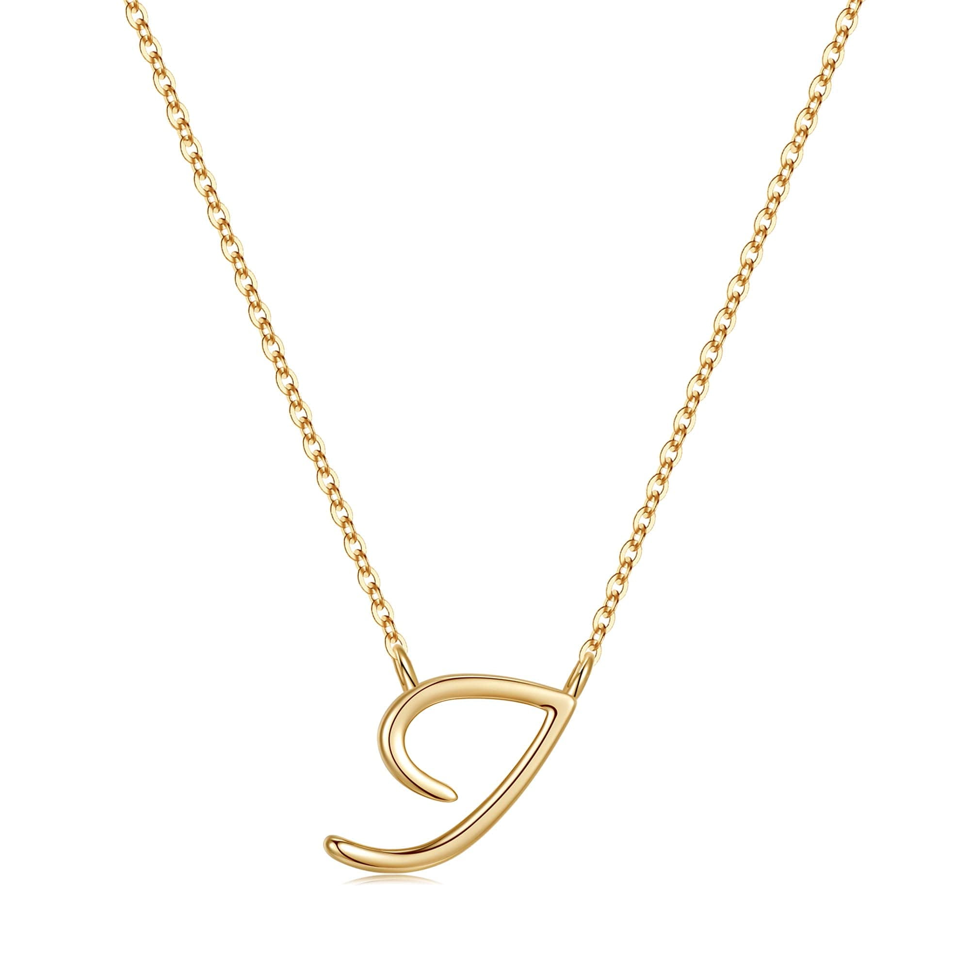 TURANDOSS Initial Necklaces for Women Dainty Gold Necklaces 14K Gold ...