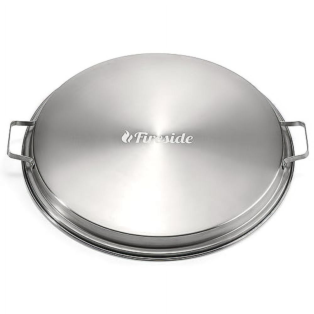 TURBRO Fireside Pluto R19 Lid, 19 in. 304 Stainless Steel Fire Pit ...