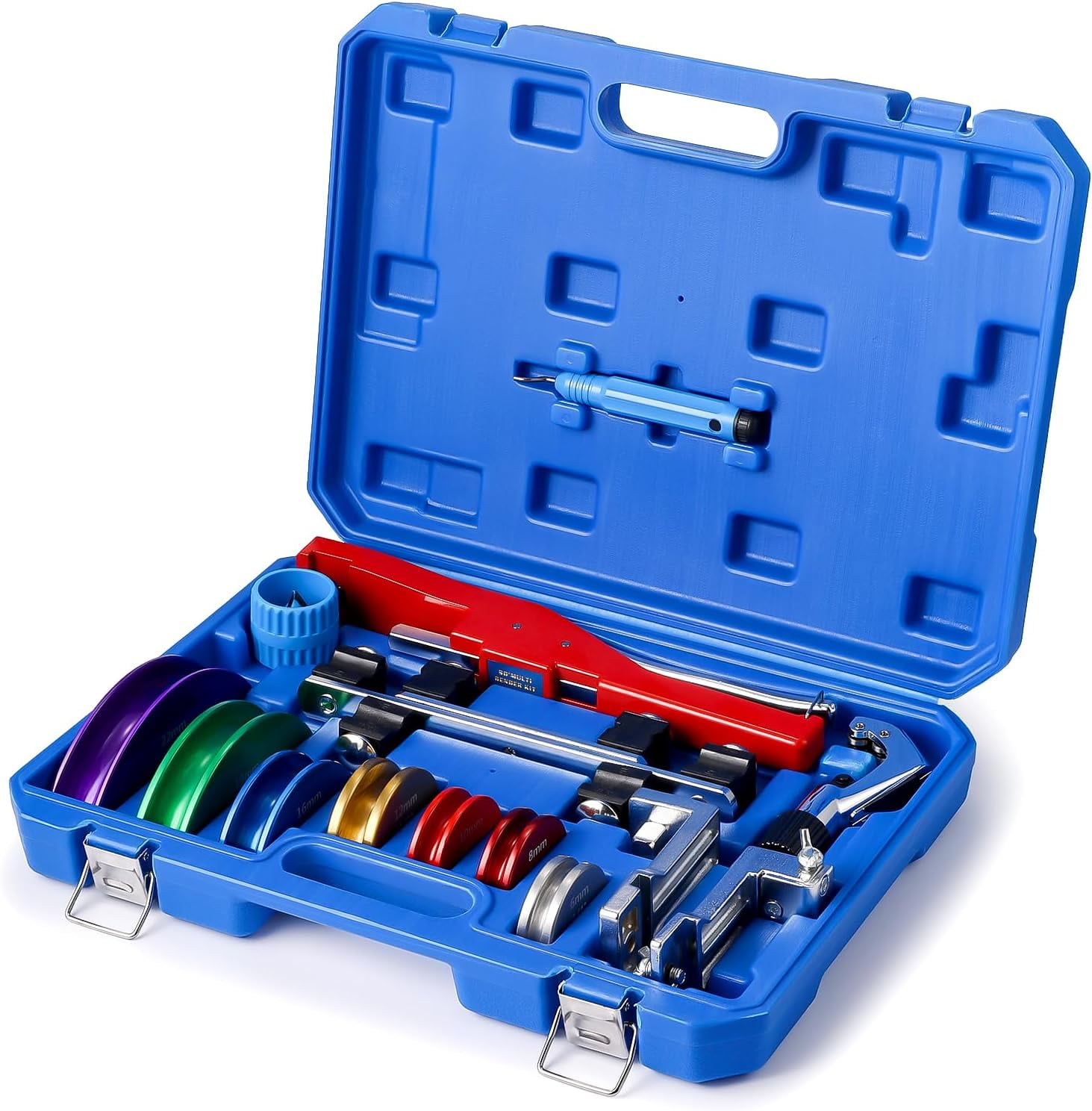 TURBRO Pipe Bender Kit with Reverse Bending Attachment, Fits 1/4 to 7/8 ...