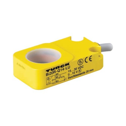 TURCK BI20R-Q14-LU, ProXimity Sensor, 20mm Sensing Distance, Analog ...