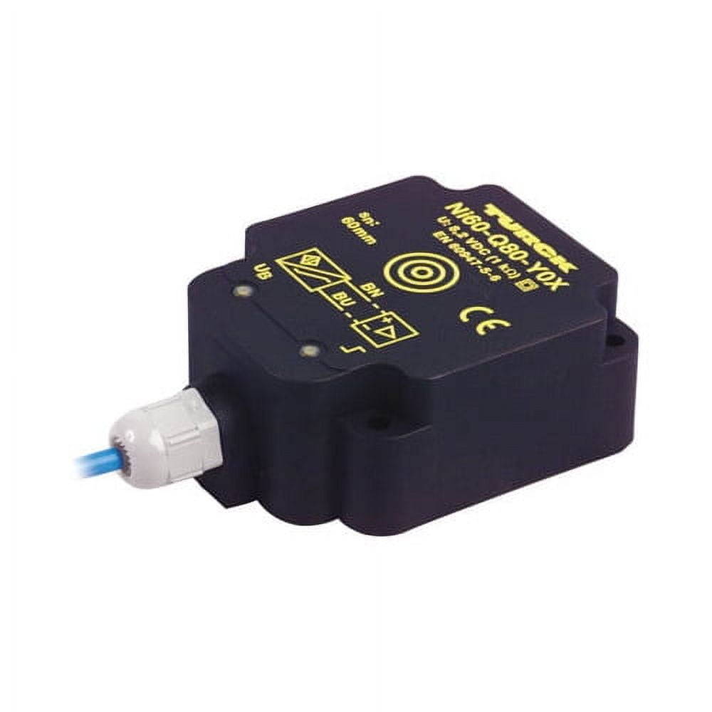 TURCK NI60-Q80-Y1X, ProXimity Sensor;60mm Sensing Distance;Rectangular ...