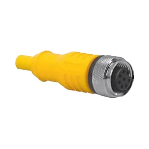 TURCK RKC 4.5T-2/S1538, Cordset, Str M12 Female 5 pos to Cut-end; Gray ...