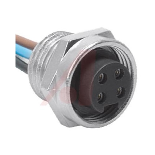 TURCK RKF 36-0.5M, RKF Series, 3 Pole Panel Mount Conn Plug, Female ...