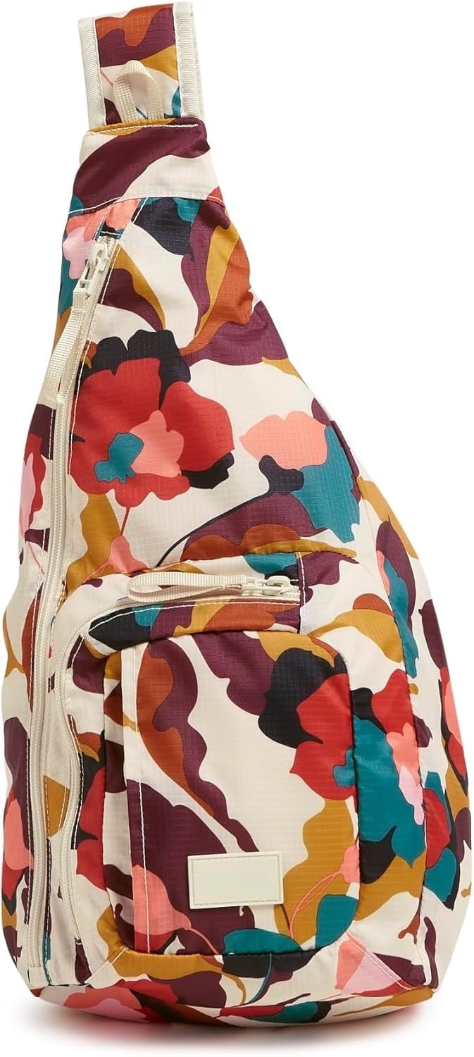 BrioGBoxS Ripstop Sling Backpack-Immersed Blooms Jewel - Walmart.com
