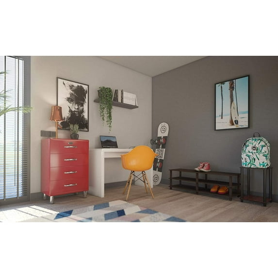 TURN-S-TUBE TV Stand, 3-Tier No Tools Entertainment Center, TV Console ...