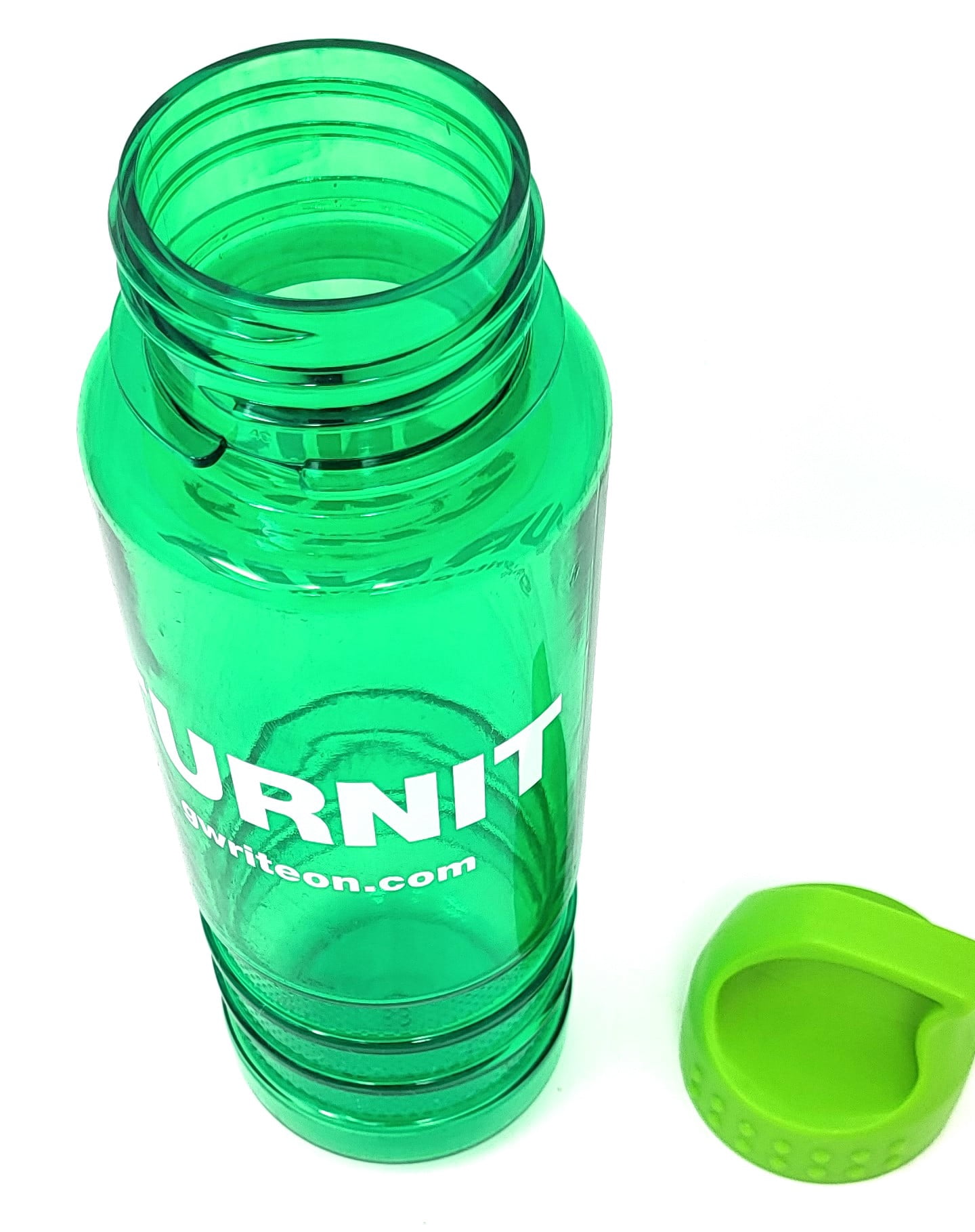 TURNIT® Green Wide Mouth Hard Water Bottle - Hiking, Cycling or Outdoor ...