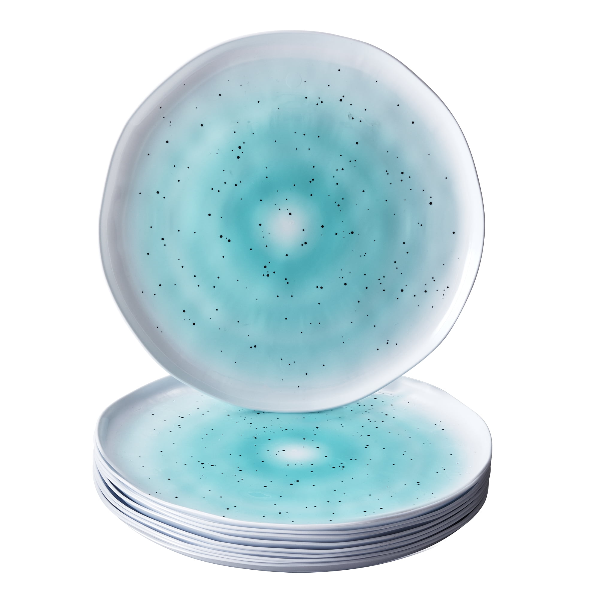 TURQUOISE DINNER PLATES | Ocean Ripples Design | Lava Collection | 10 ...