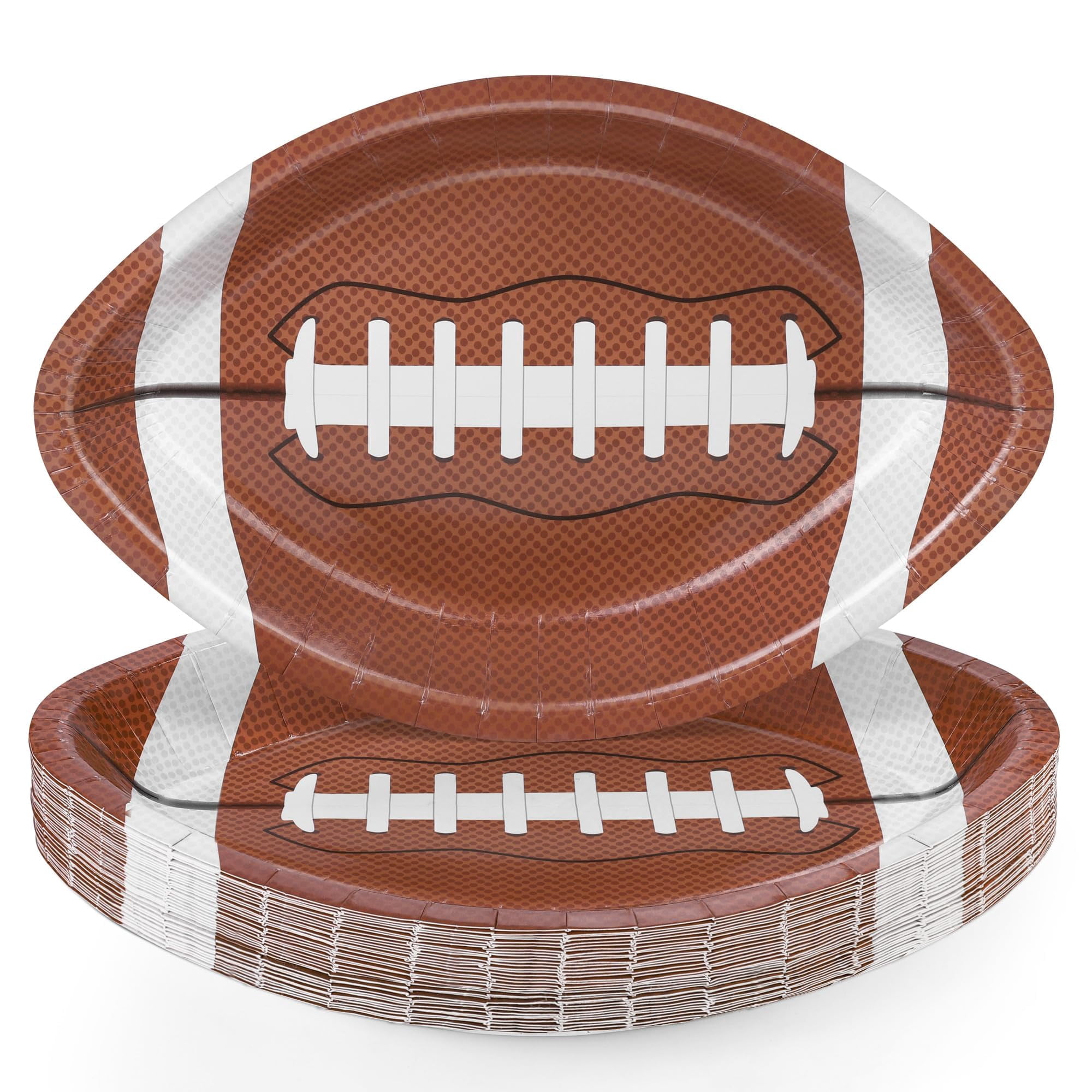 TURSTIN 25 Pieces Football Themed Disposable Paper Plates Football ...