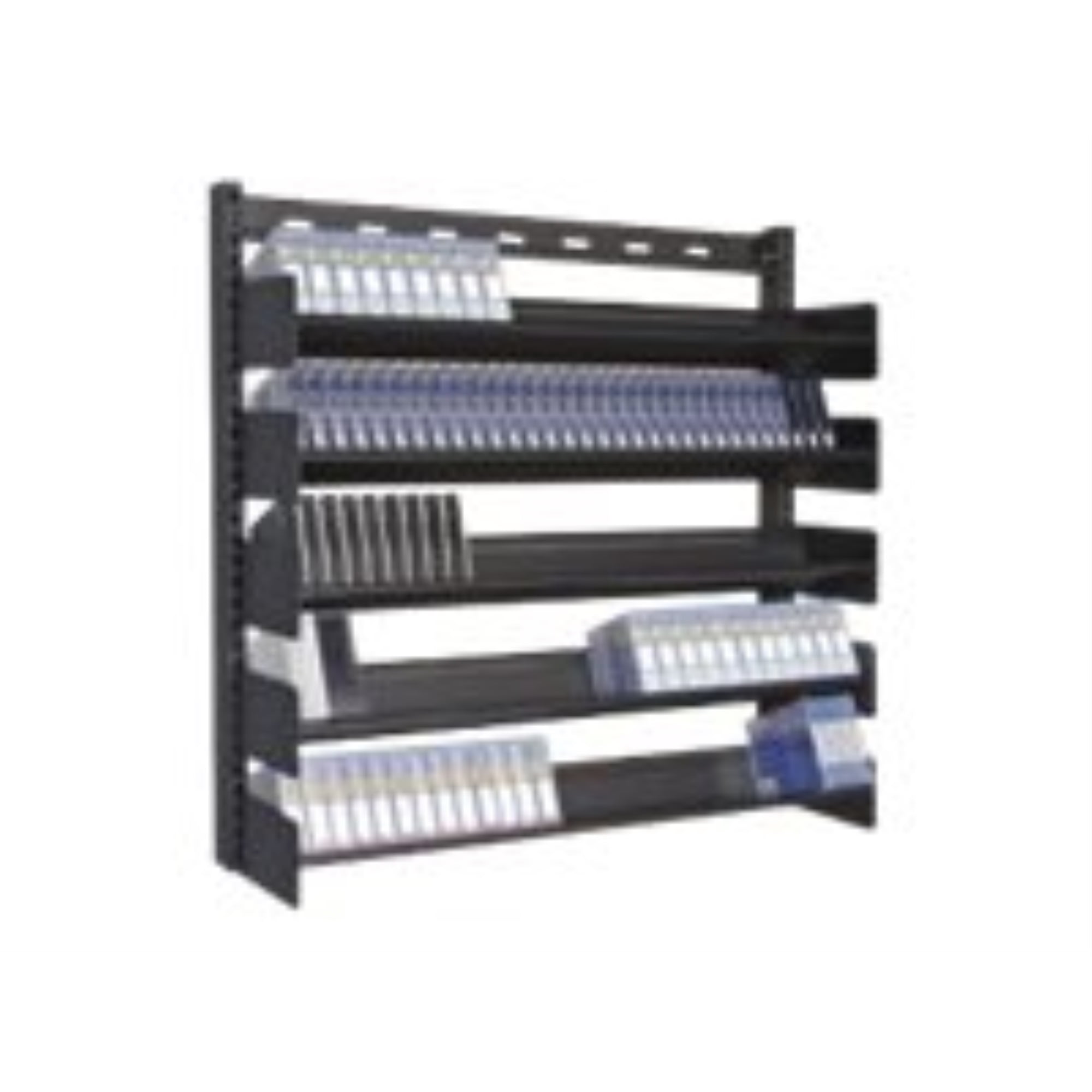 TURTLE 5 SHELF WALLMOUNT MULTI-MEDIA STEEL RACK, 150 yield - Walmart.com