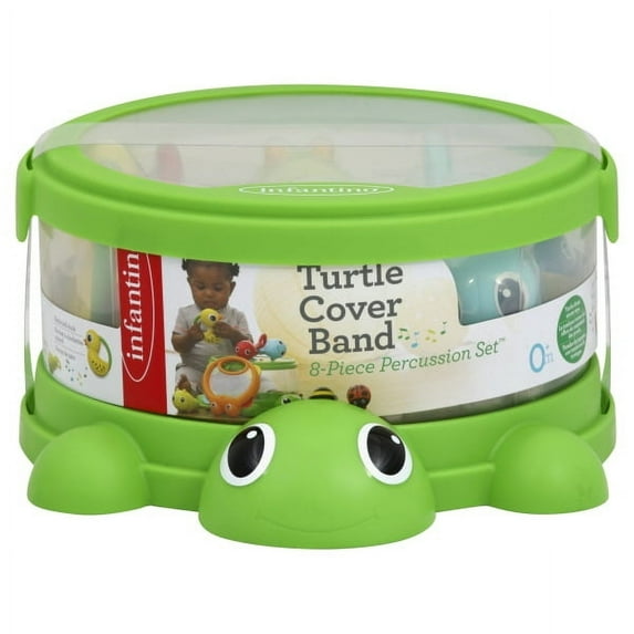 Turtle Cover Band 8-Piece Starter Musical Instrument Toys & Percussion ...