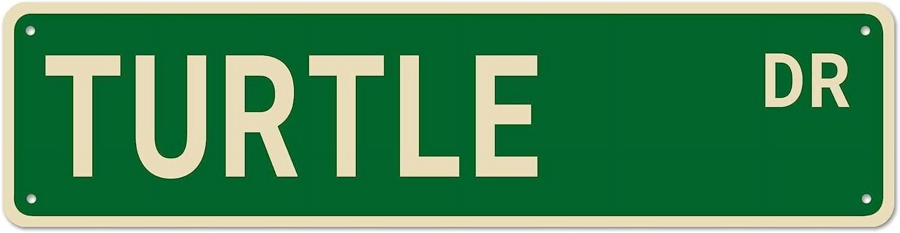 TURTLE DR Vintage Signs Retro Tin Signs Art Plaque Aluminum Sign for ...