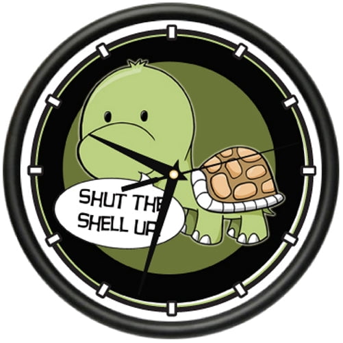 TURTLE Wall Clock shell florida sea turtle beach reptile zoo aquarium ...