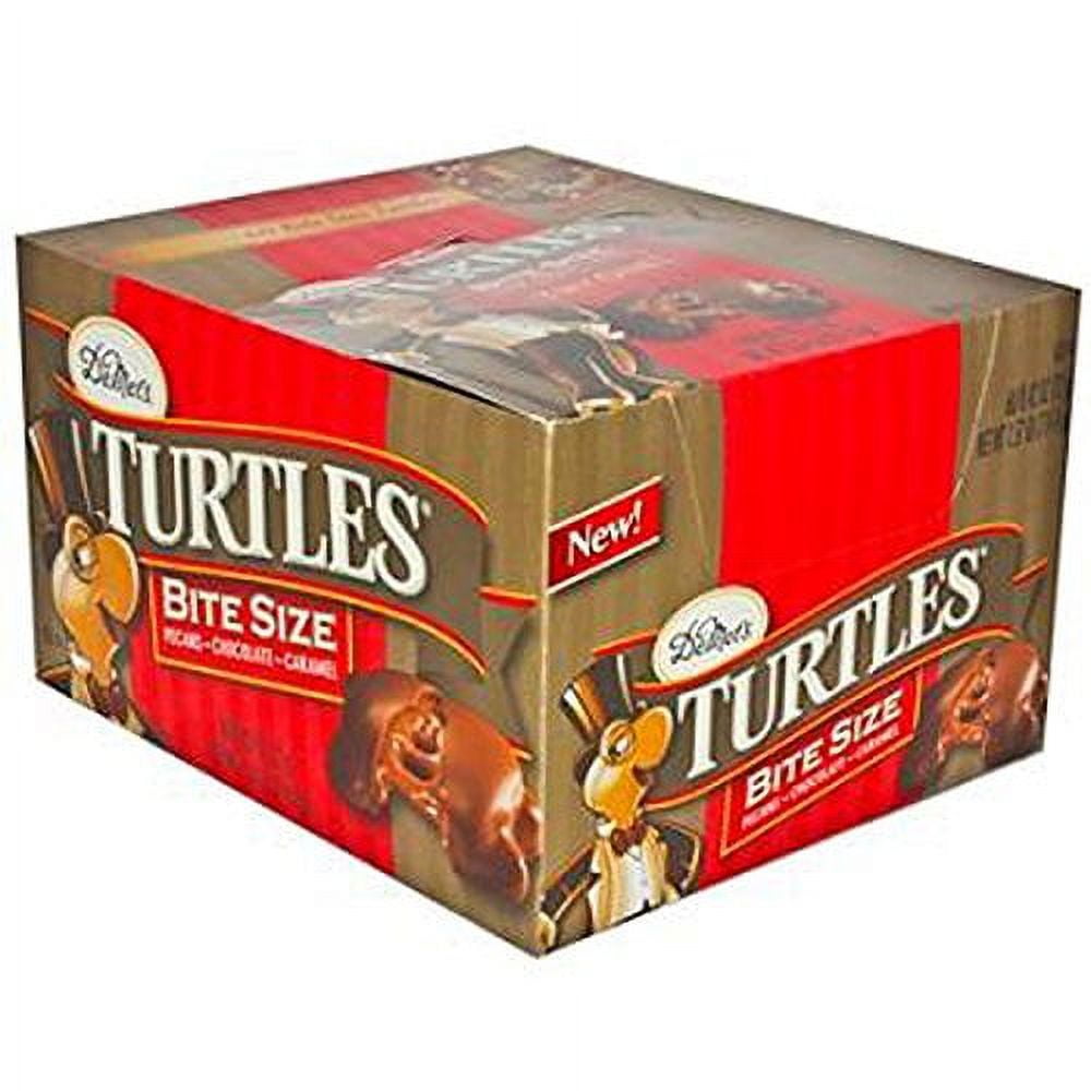 TURTLES BITE SIZE PECANS/CHOCOLATE/CARAMEL BARS 0.42 oz Each ( 60 in a ...