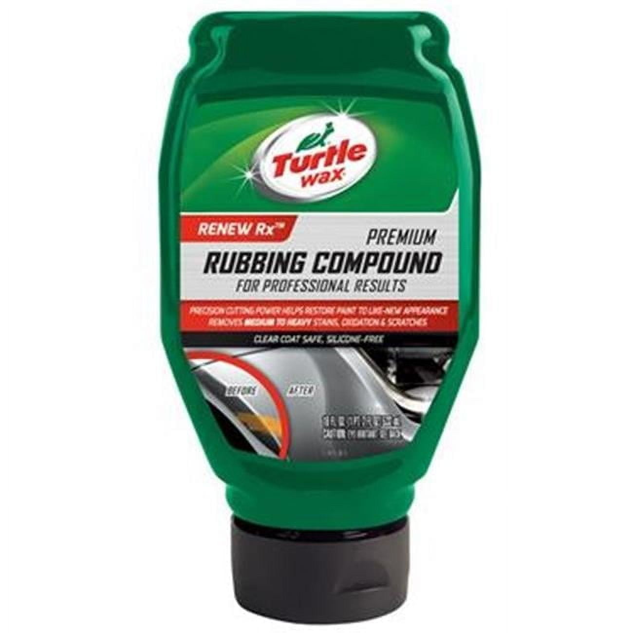TURTLEWAX T415 Rubbing Compound, Medium Cut, Removes Scratches, Swirl ...