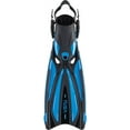 TUSA Open Heel Solla Dive Fins (Cobalt Blue, Medium) - Walmart.com