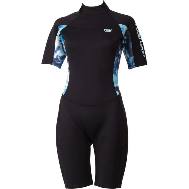 TUSA Sport Womens 2mm Shorty Wetsuit, Black, Small - Walmart.com