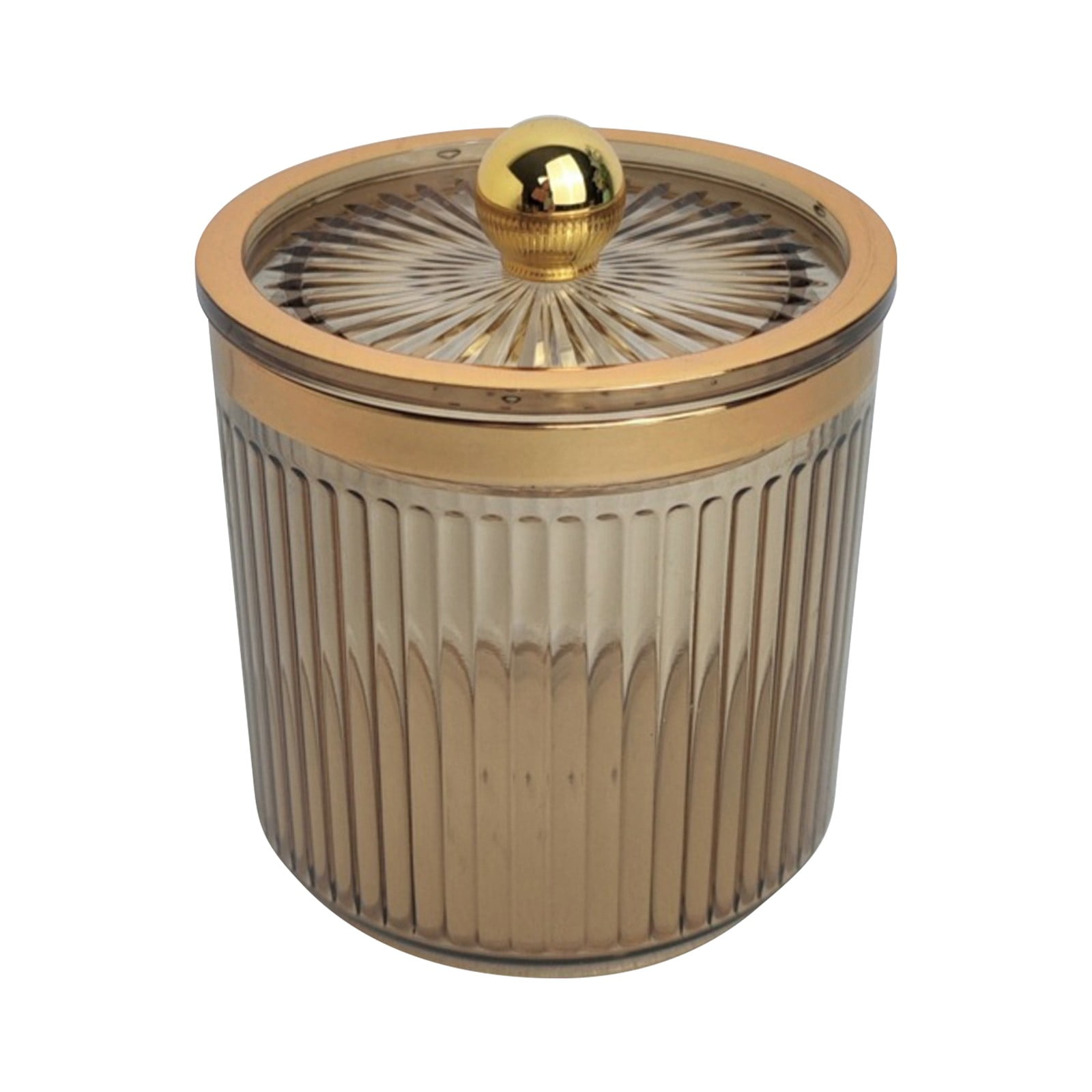 TUSANG Glass Qtip Holder Dispenser with Lid,Suitable for Cotton Balls ...