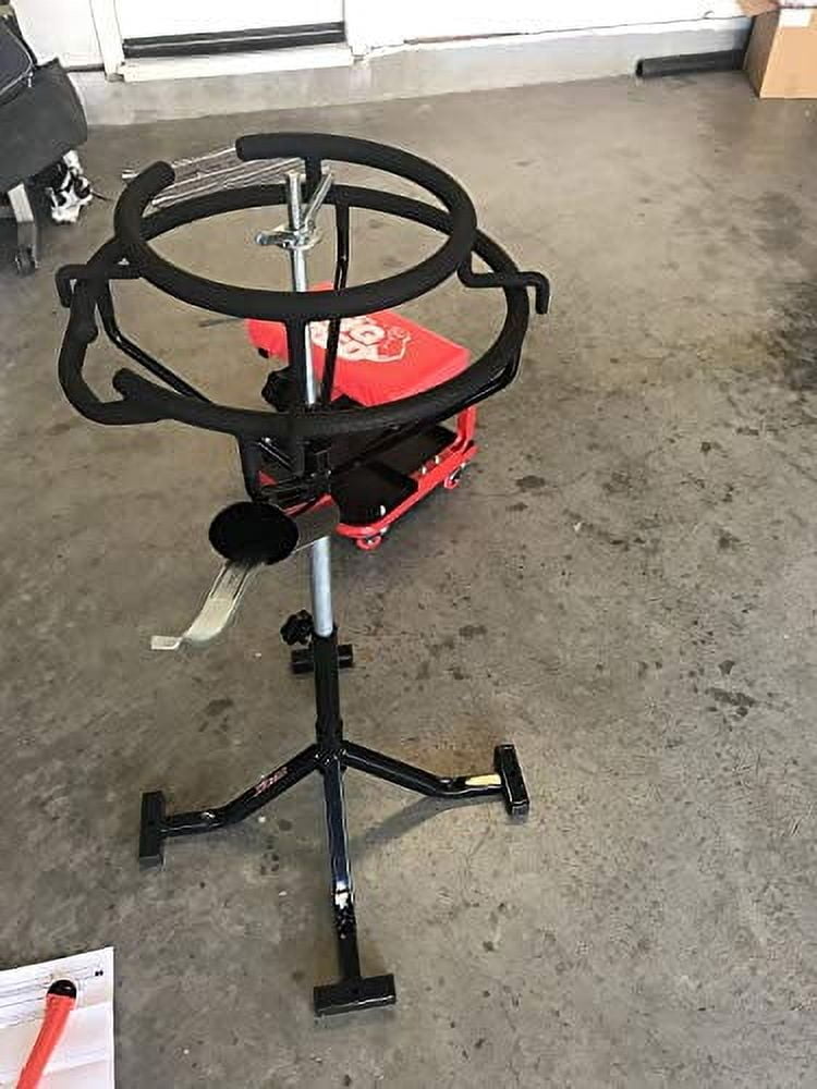 TUSK Adjustable Height Motorcycle Tire Changing Stand - Walmart.com