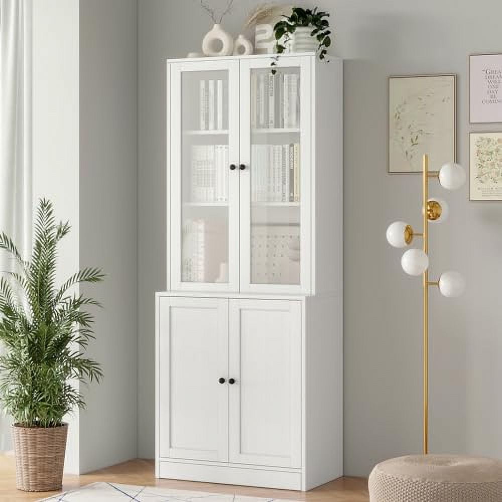 TUSY 71" Bookshelf Bookcase, 3-Tier Modern Bookshelves 3 Large Drawer ...