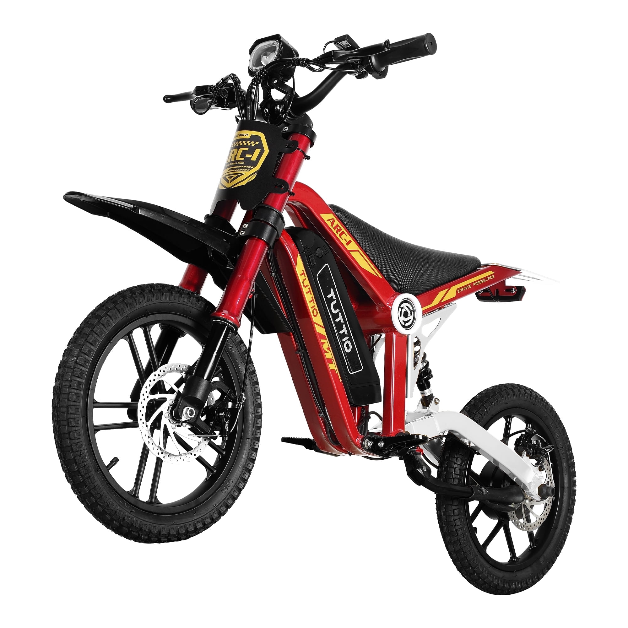 TUTTIO 750W Motor Electric Dirt Bike for Kids Ages 8-14, 36V ARC-1 ...