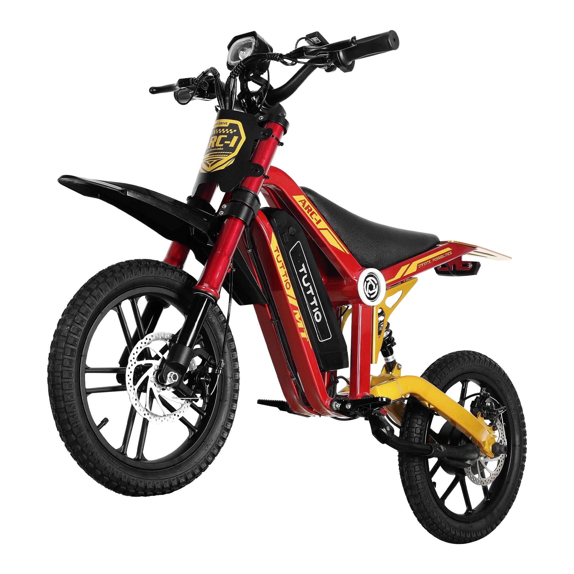TUTTIO ARC-1 750W Mini Electric Dirt Bike for Kids 8-14, 5-Speed Modes Electric Motorcycle ...