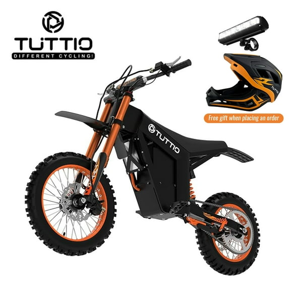 TUTTIO Soleil01 Electric Dirt Bike Teen Adults , 2000W 48V 21Ah Battery 37Mph Full Suspension ...