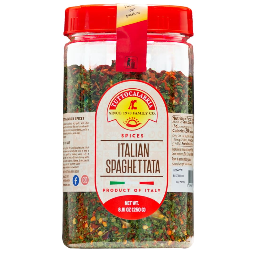 TUTTOCALABRIA Spaghetti Sauce Seasoning, Spicy MDA05 Italian ...