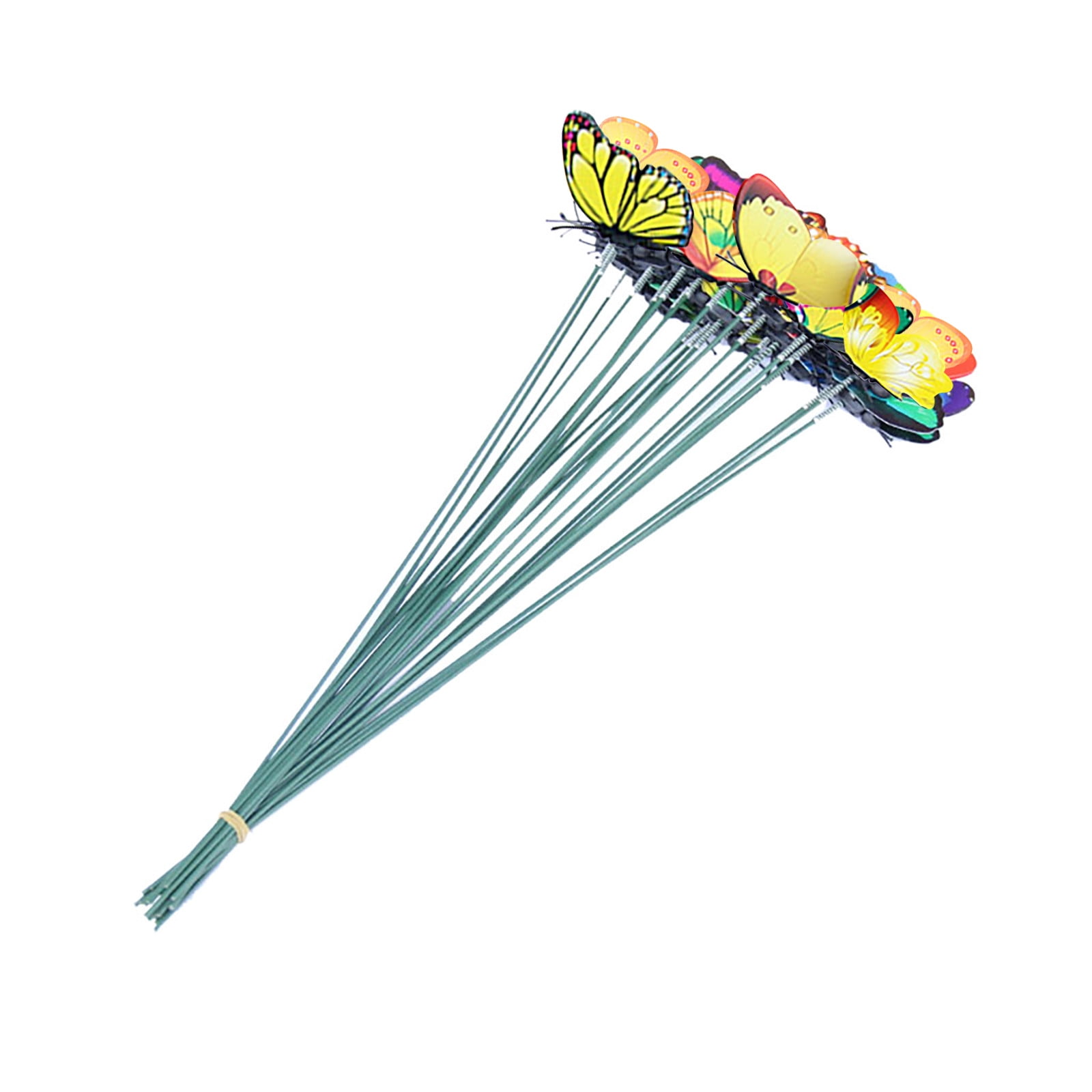 TUTUnaumb 2022 Winter Butterfly Stakes Outdoor Yard Planter Flower Pot ...