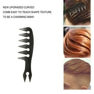 Professional Quality 5" Heavy Duty Pocket Comb, Unbreakable, Black, 4 ...