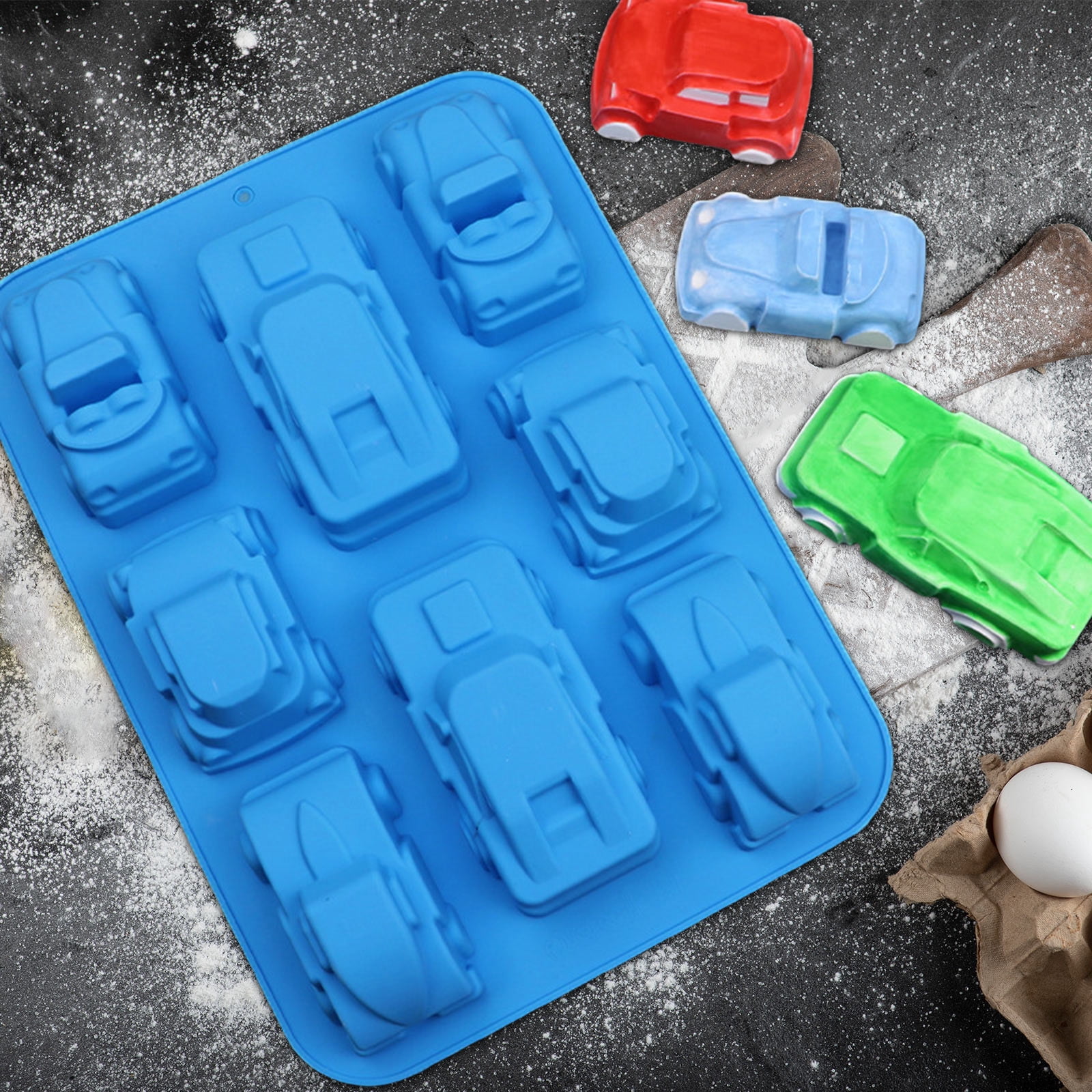 TUTUnaumb 8-Cavity SUV Truck Pick-up Car Shape Handmade Soap Molds ...