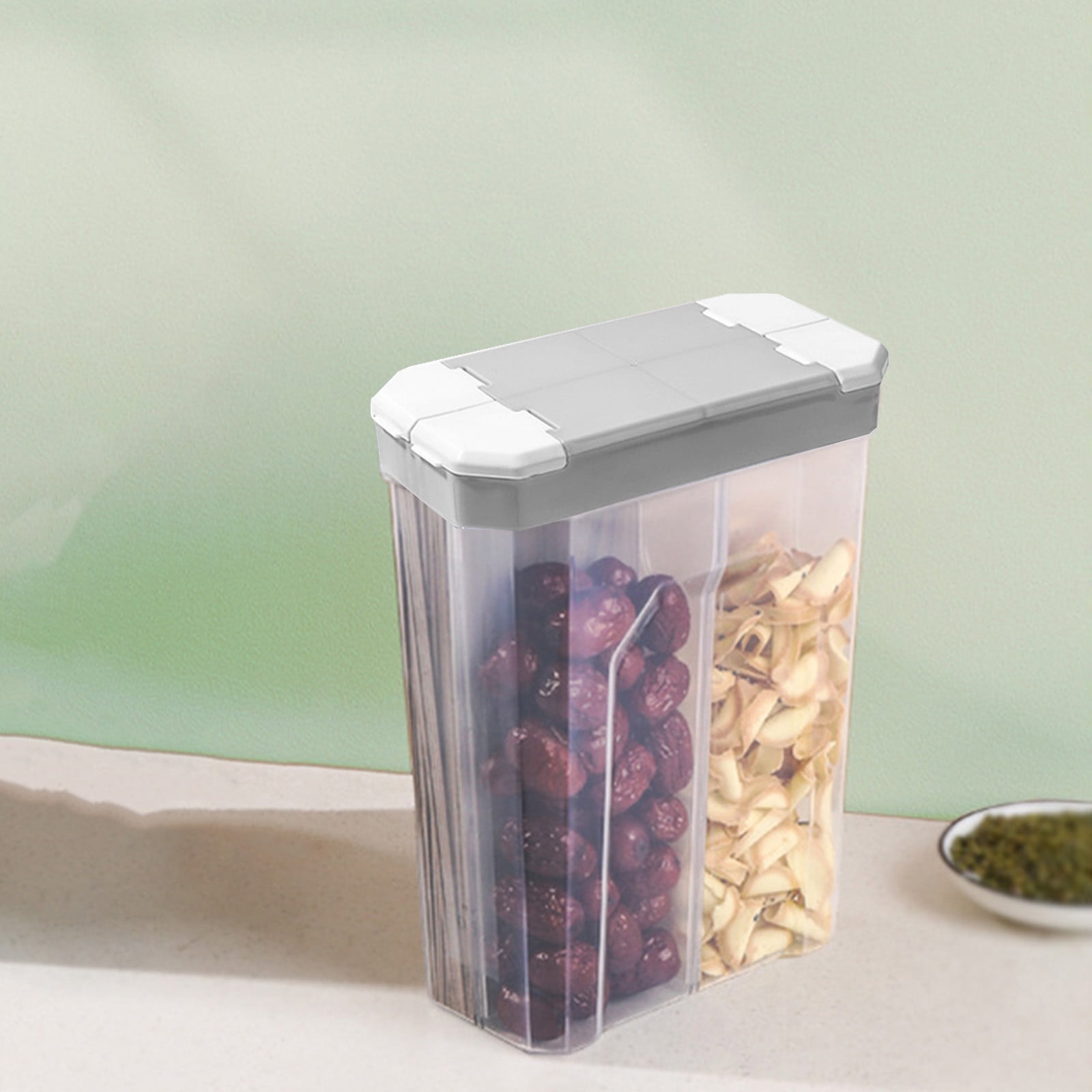 TUTUnaumb Airtight Cereal Storage Container Clear 2L Airtight Kitchen ...