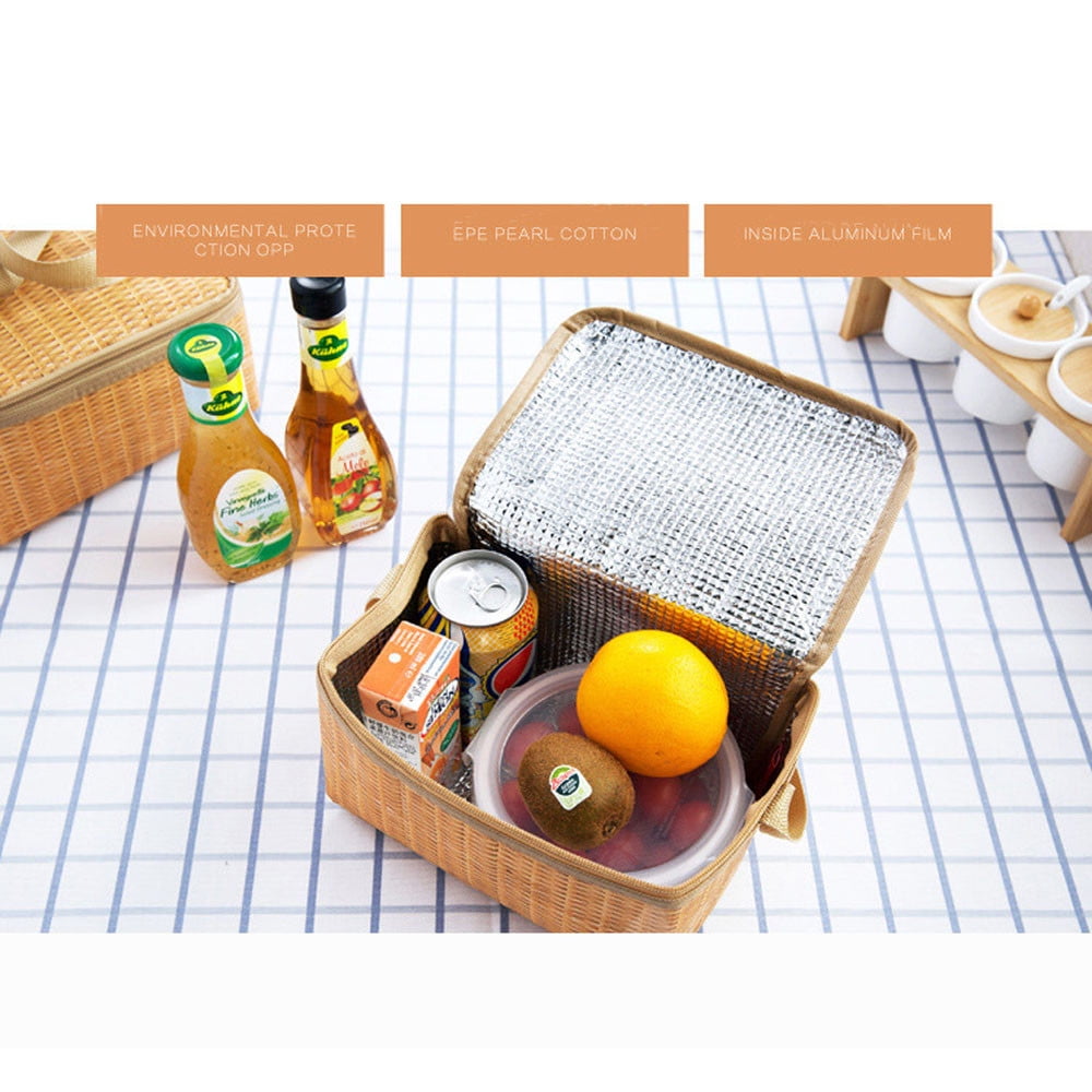 TUTUnaumb Autumn Sale Portable Insulated Thermal Cooler Lunch Box Tote ...
