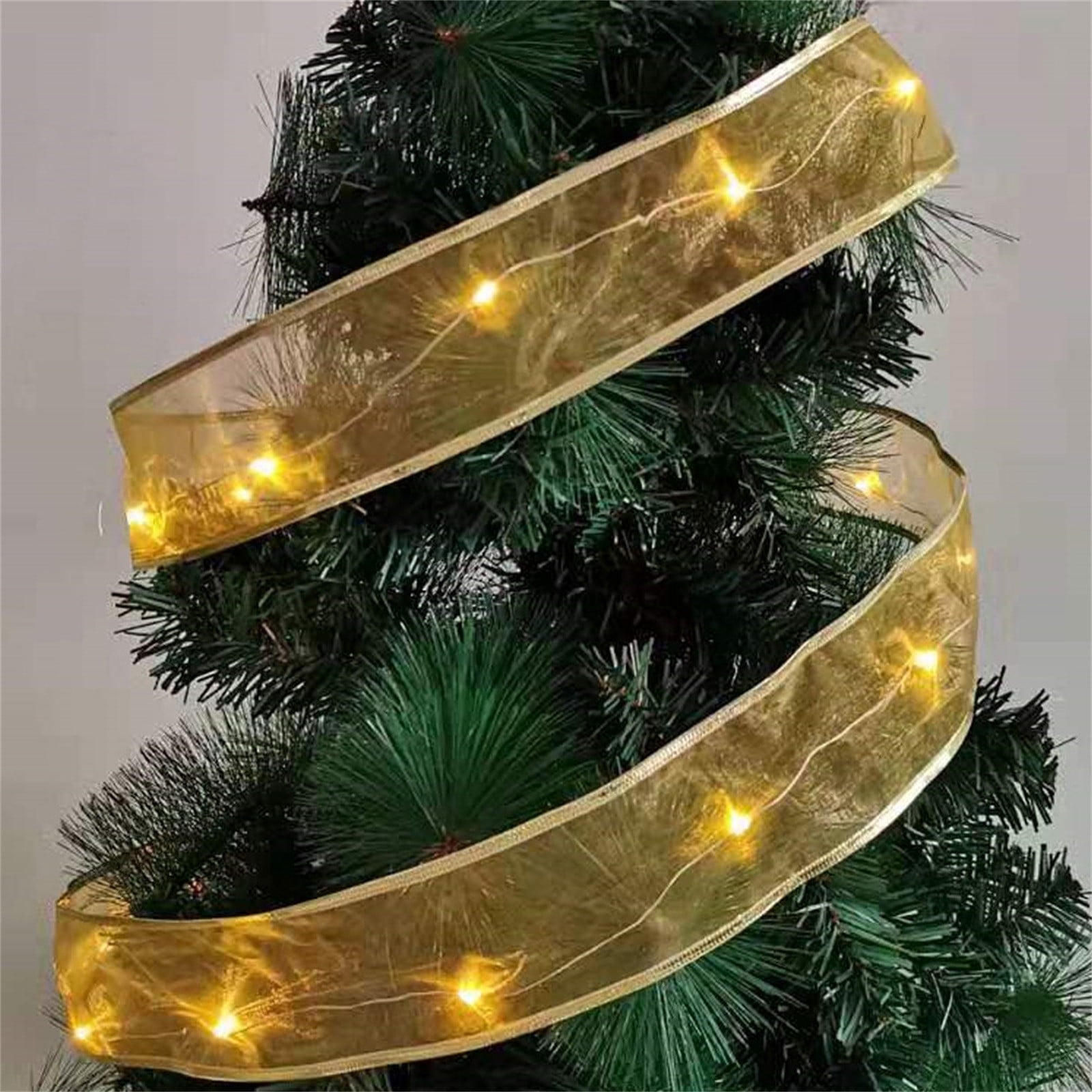 TUTUnaumb Autumn & Winter New Hot Sale Christmas Decoration LED Ribbon ...