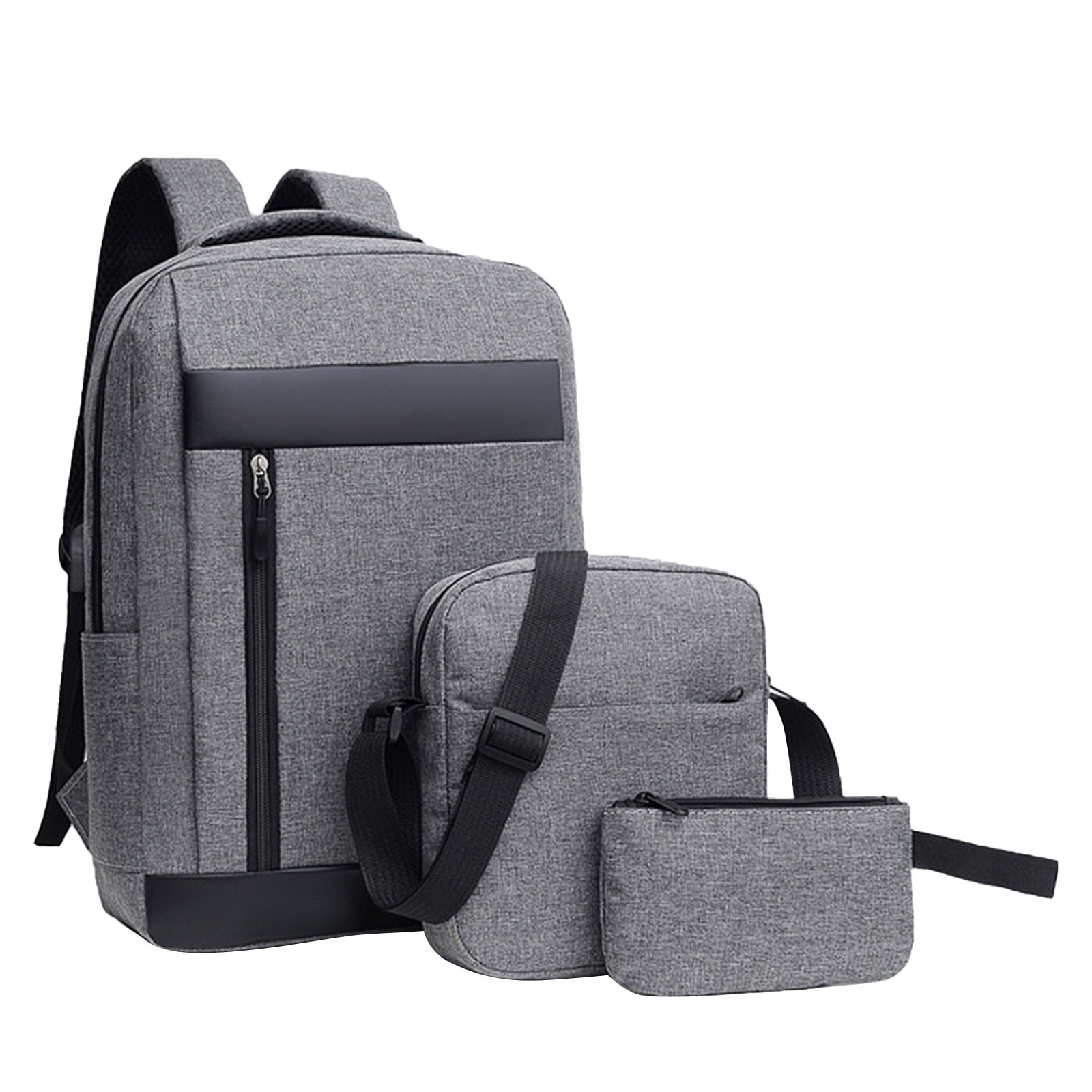 TUTUnaumb Backpack Three Piece Set, Large Capacity USB Student Backpack ...