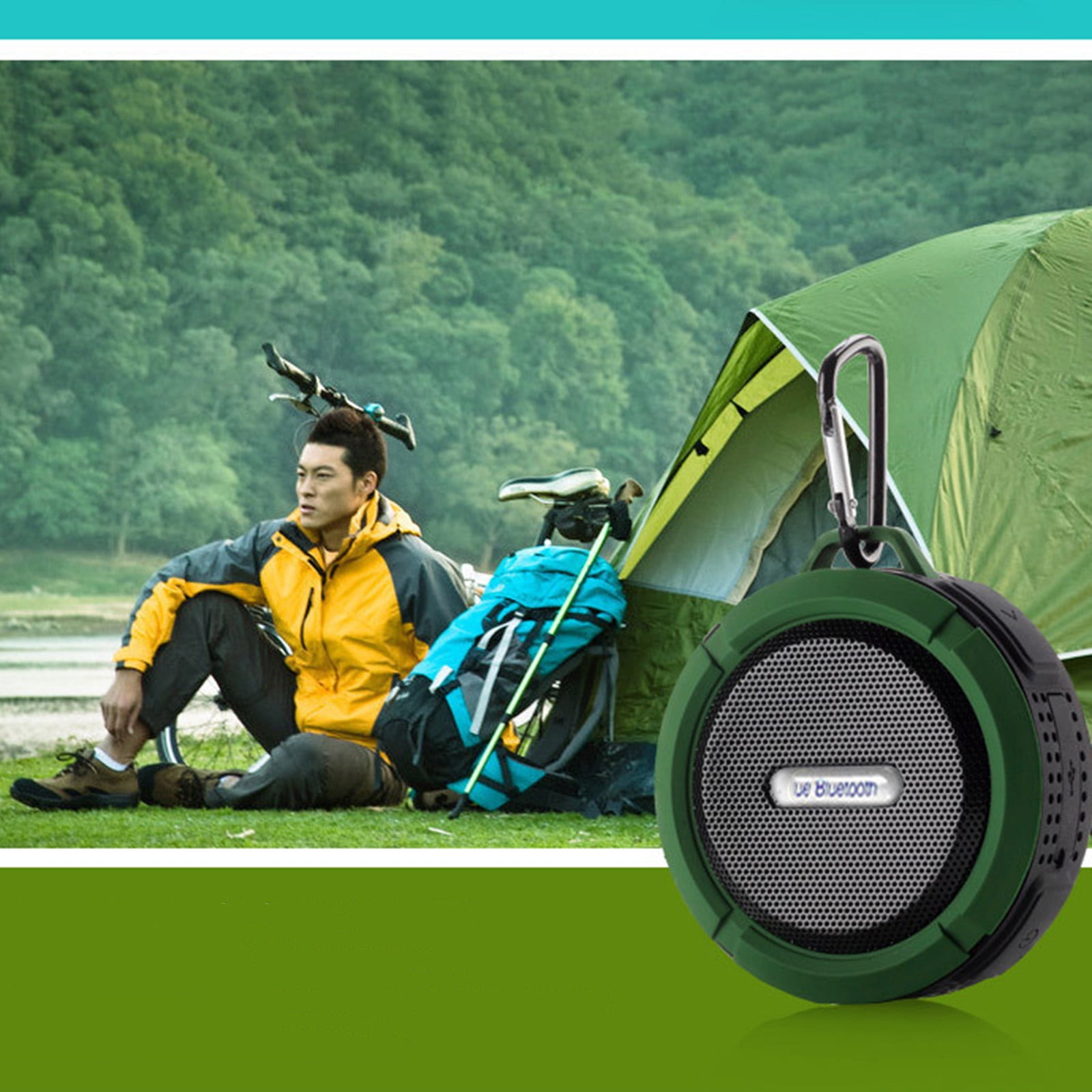 TUTUnaumb Bluetooth Audio Receiver Bluetooth Speaker Outdoor Portable ...