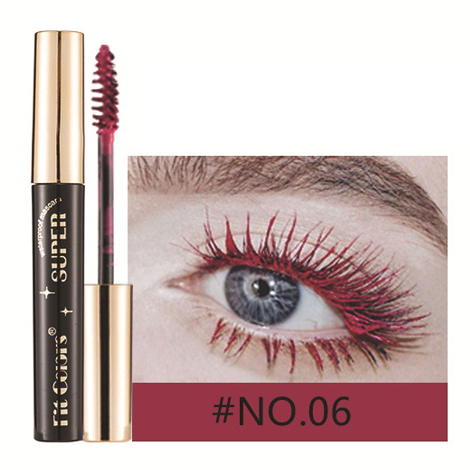 TUTUnaumb COLORS Mascara Eyes Color Mascara Fast Dry Eyelashes Curling ...
