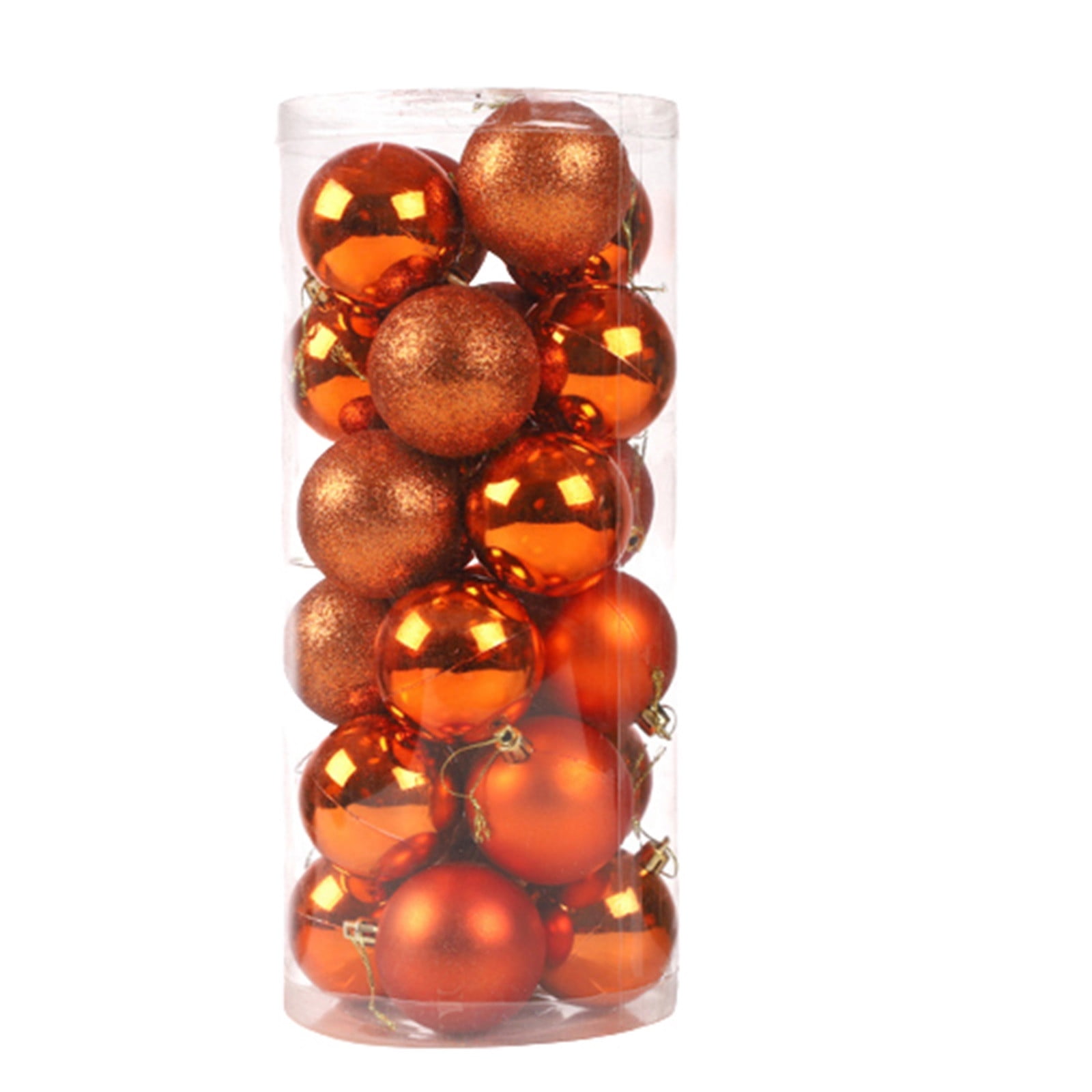 TUTUnaumb Christmas Ball Ornament Set Glitter Hanging Ball Tree Ball ...