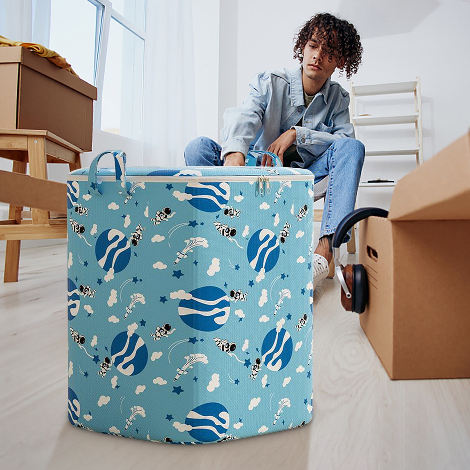 TUTUnaumb Clothes Storage Box, Household Super Large Capacity Wardrobe ...