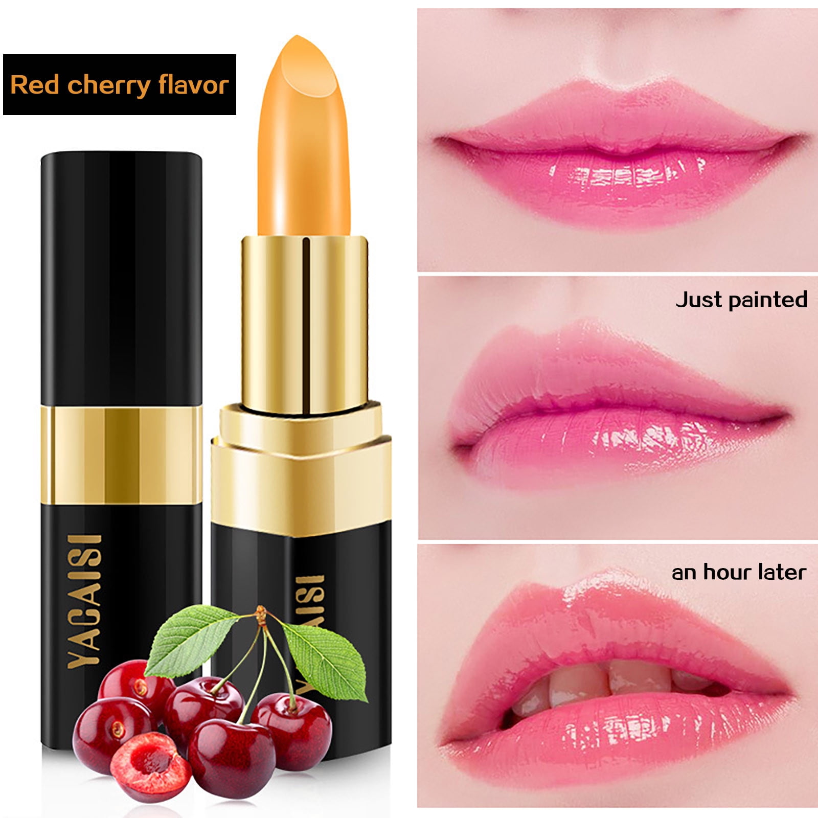 TUTUnaumb Color Changing Lip Balm, Shimmer Lipstick, Magic Color ...