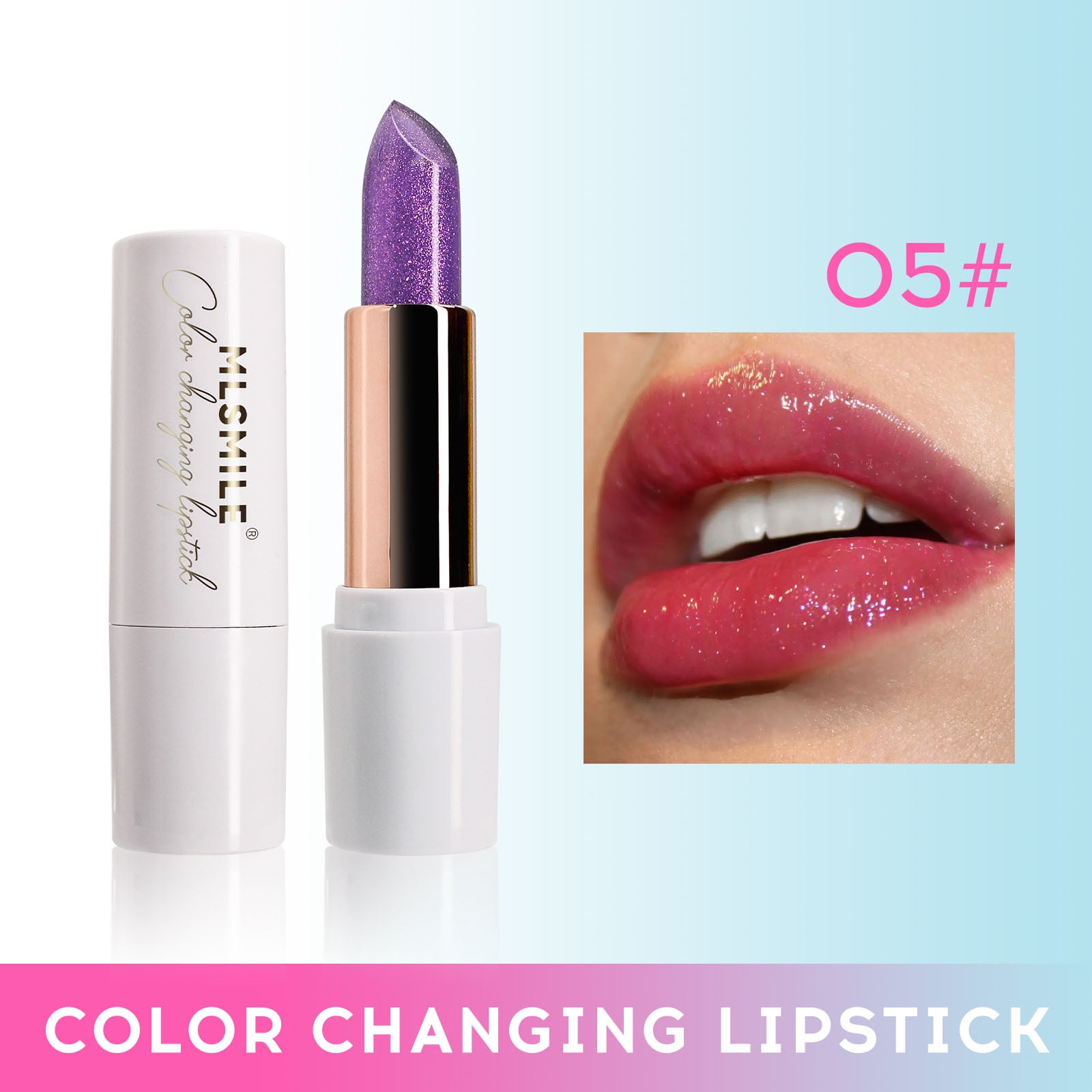 TUTUnaumb Color Changing Lipstick, Long Lasting Change Colour, Natural ...