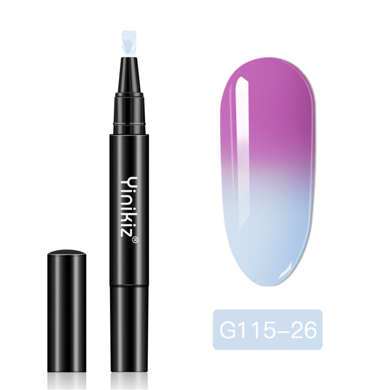 TUTUnaumb Color Gel Nail Changing Nail Polish Pen, 5ML Temperature ...